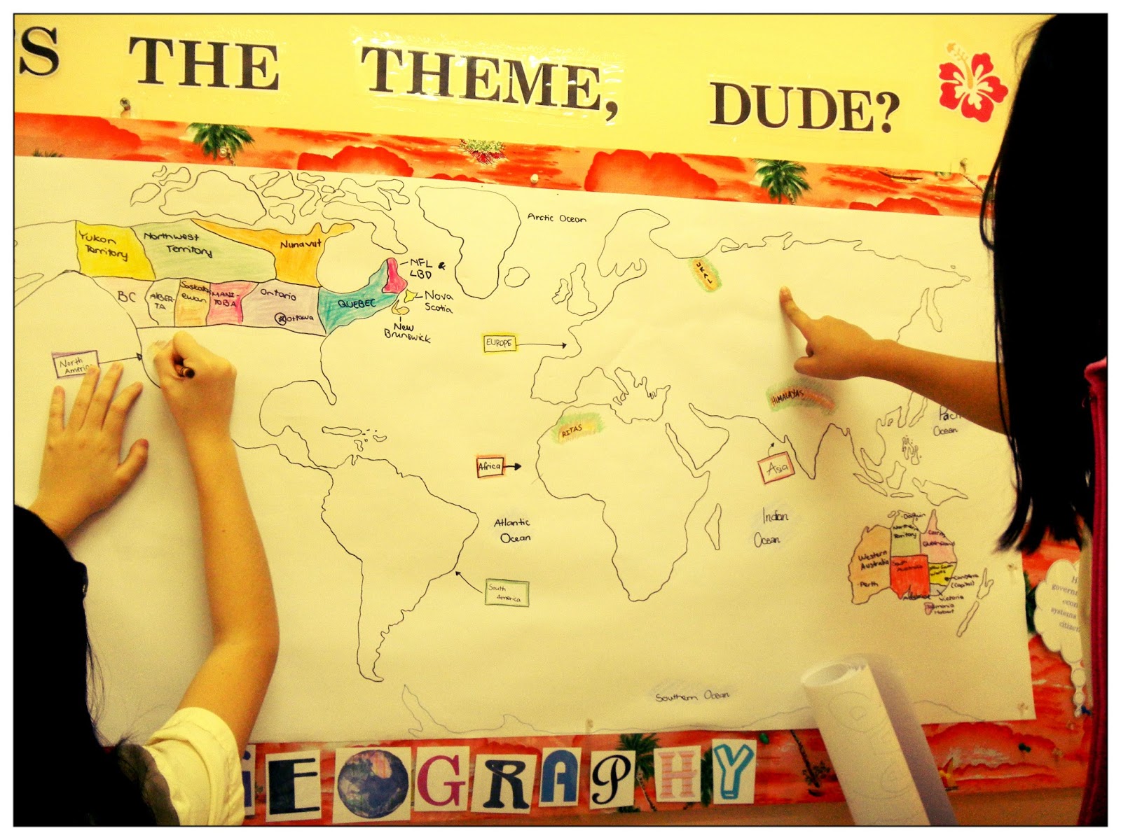 The Cultural Classroom: Interactive World Map