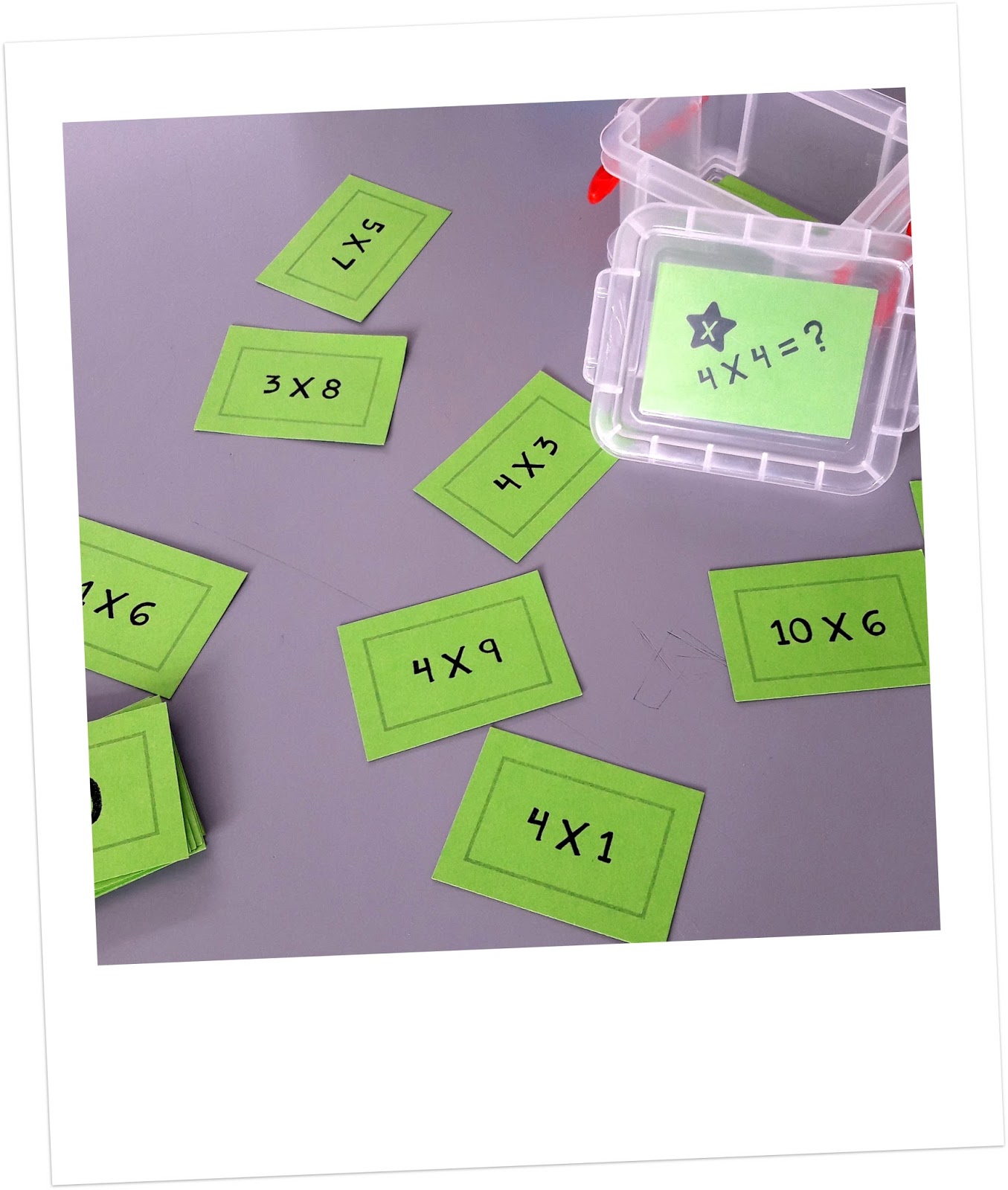 Cartes de multiplication