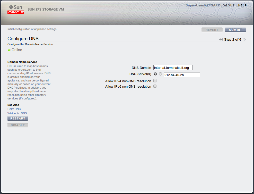 Johan Louwers - Tech blog: Oracle ZFS storage appliance configuration