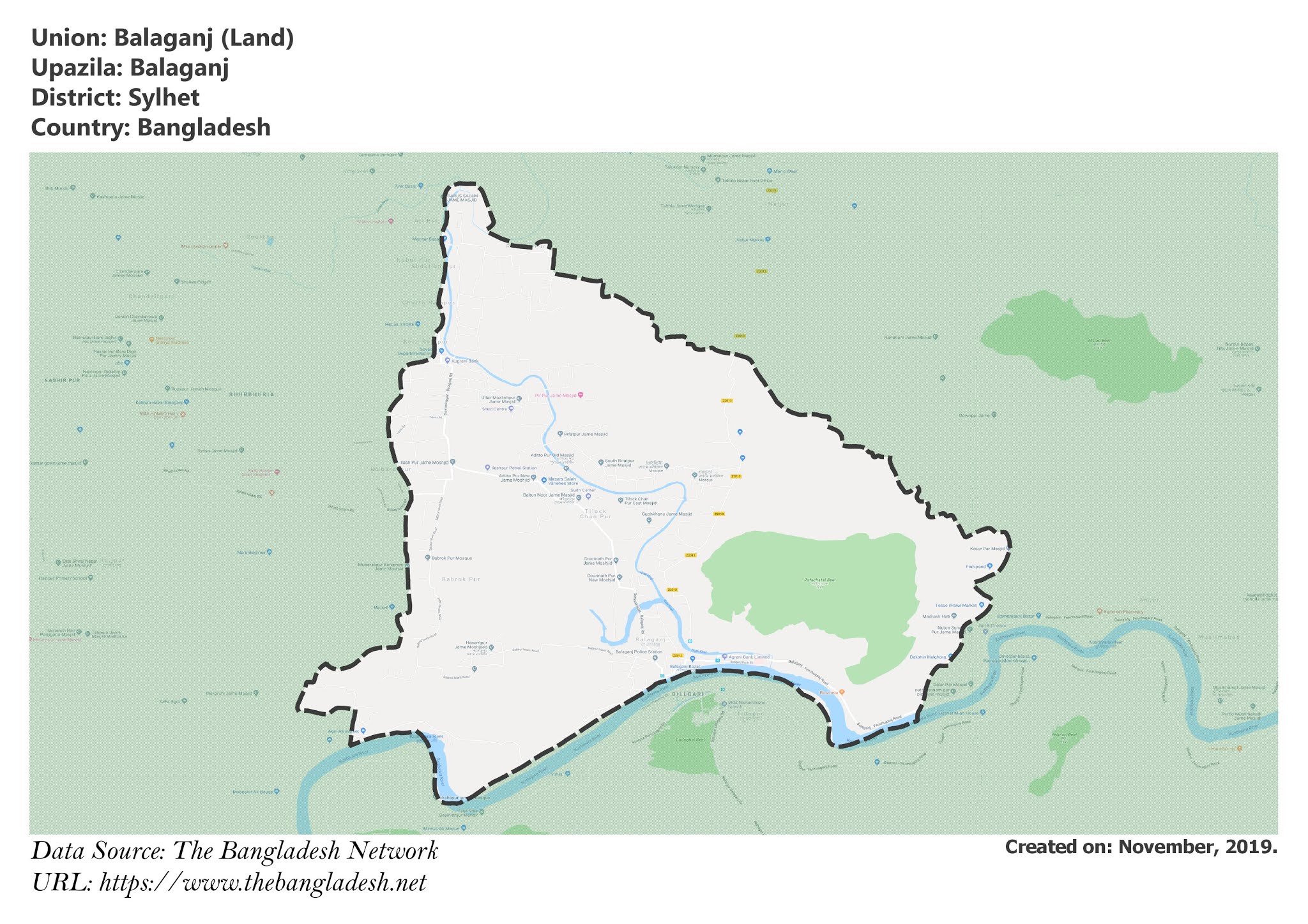 Balaganj Union, Sylhet