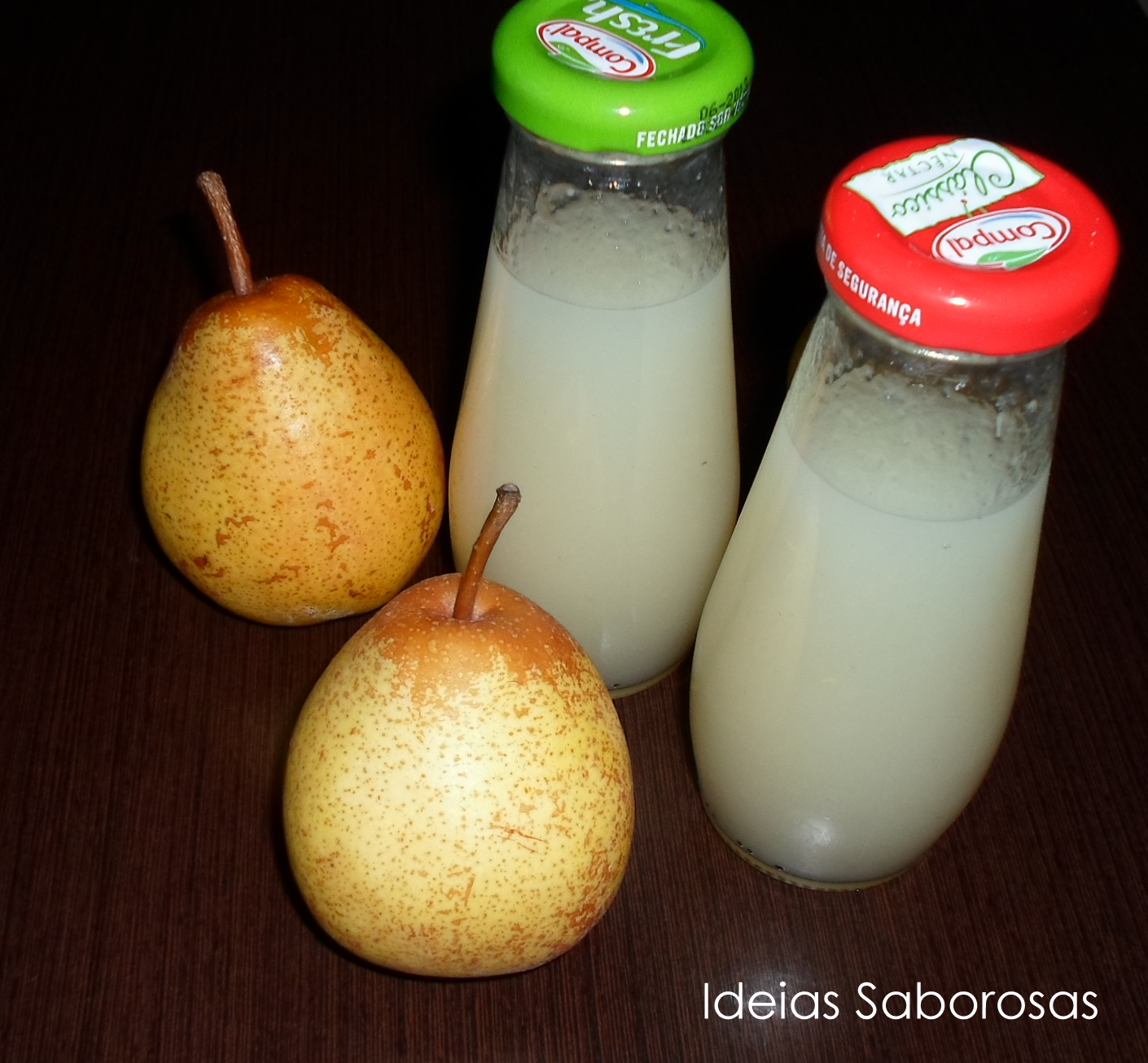 Ideias Saborosas: Néctar de Pêra Rocha