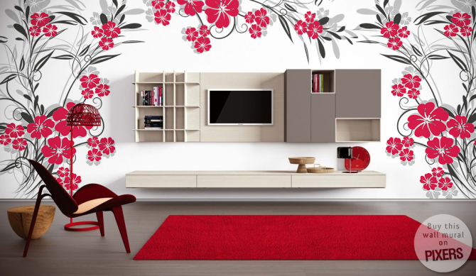 Using a Wall Mural as a feature wall - Lifestyle & DIY blogger with a ...