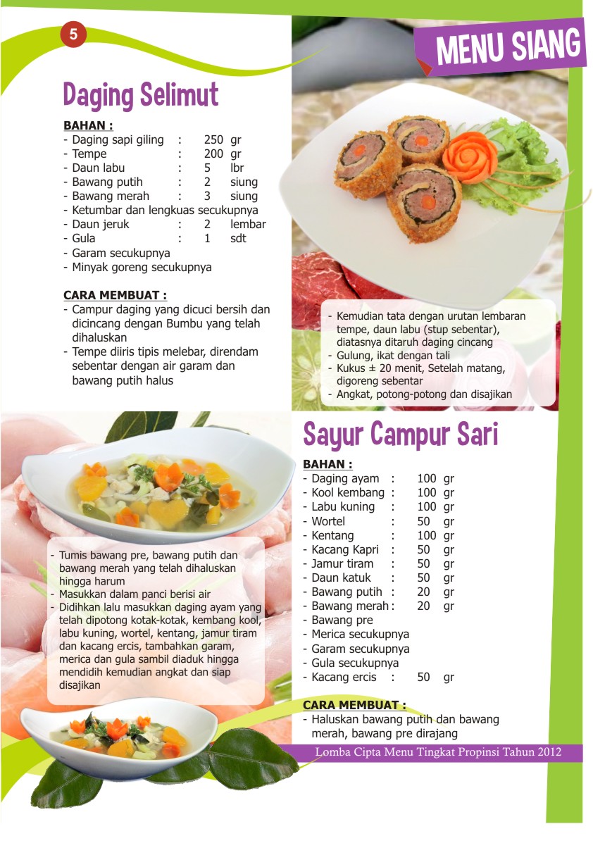 allaboutdesign: Desain Katalog Lomba Cipta Menu Masakan Tingkat Jawa ...