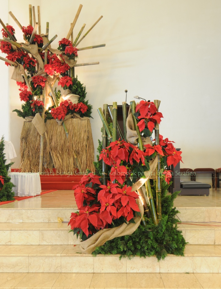 Serafien - Perangkai Bunga Liturgis: Dekorasi Natal