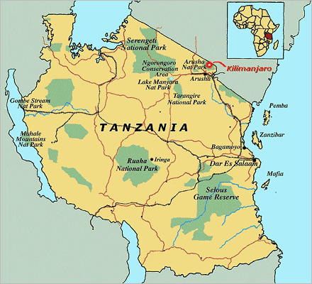 The Serengeti Plains of Tanzania: Maps
