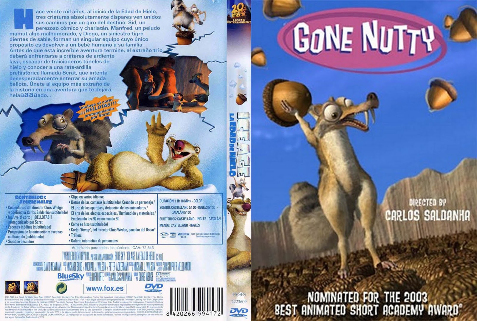 TVLeo - Películas OnLine: La Era De Hielo (Cortos): Gone Nutty; No Time ...