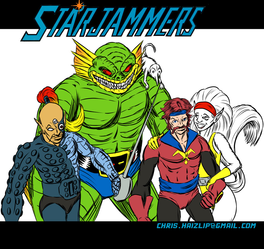Chris Haizlip's Art: Starjammers