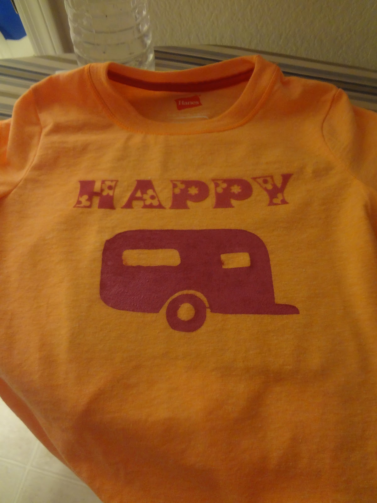 The Busy Broad: DIY Custom Shirts Using Freezer Paper