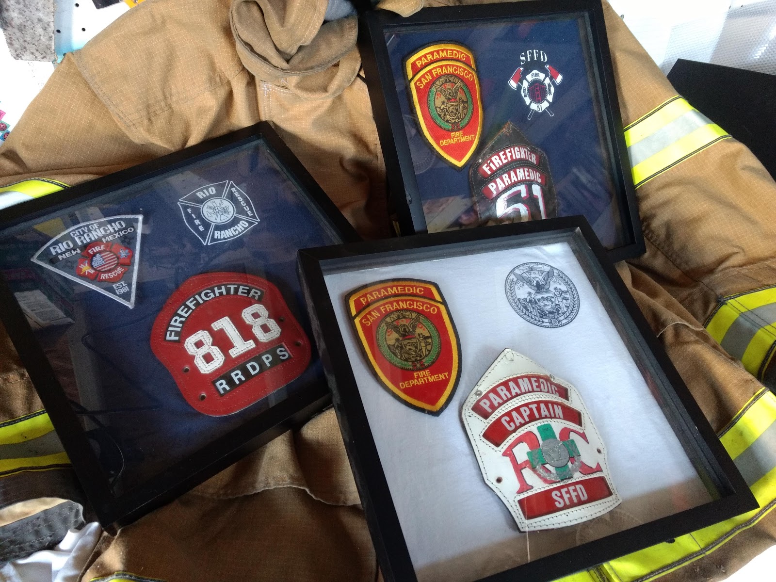 Firefighter Shadowbox Keepsake Tutorial