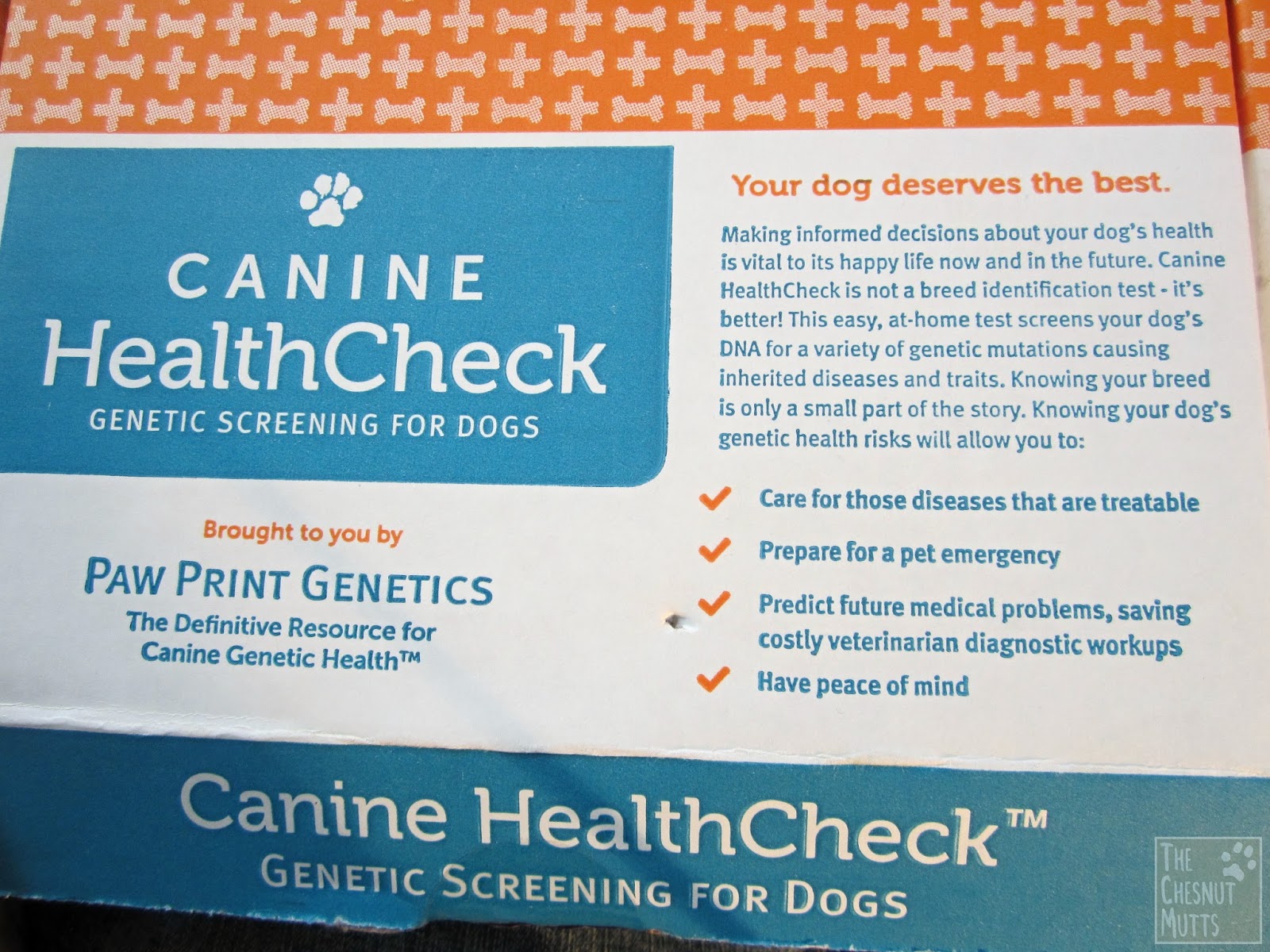 Review: Canine HealthCheck | The Chesnut Mutts