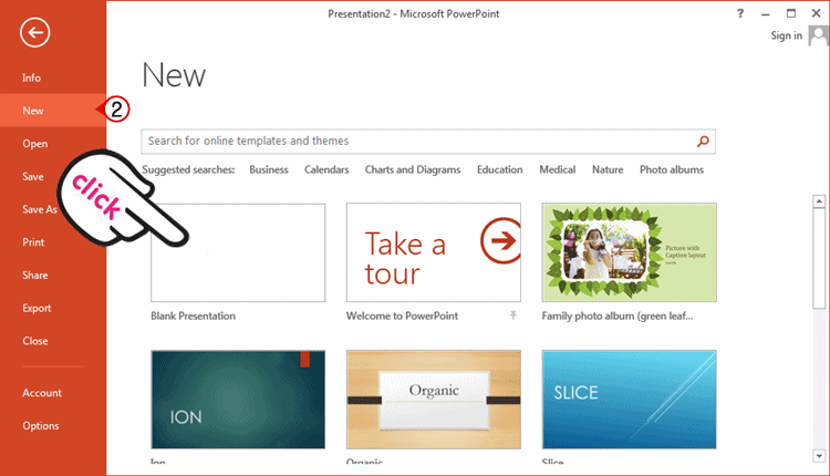 บทที่ 2 การใช้โปรแกรมนำเสนอข้อมูล Microsoft office PowerPoint 2013