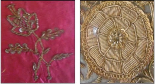 My Textile Notes: What is Zardozi - how it is different from Kamdani