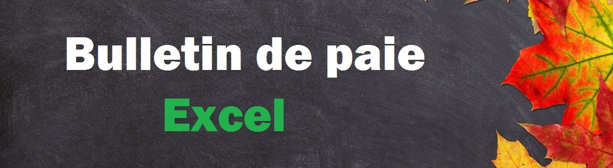 Bulletin de paie excel maroc