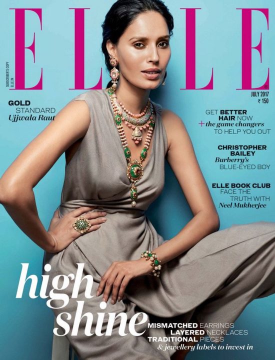 Ujjwala Raut Features on The Cover of Elle Magazine India July 2017