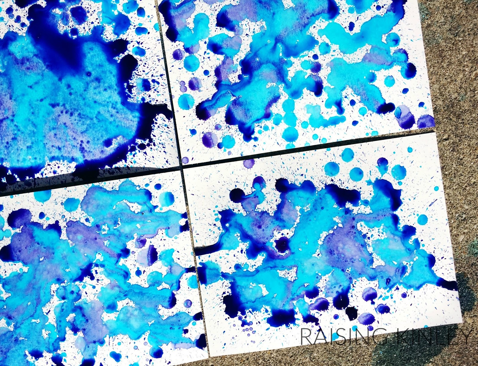 SPLISHY-SPLASHY PUDDLE PAINTING | Raising Kinley