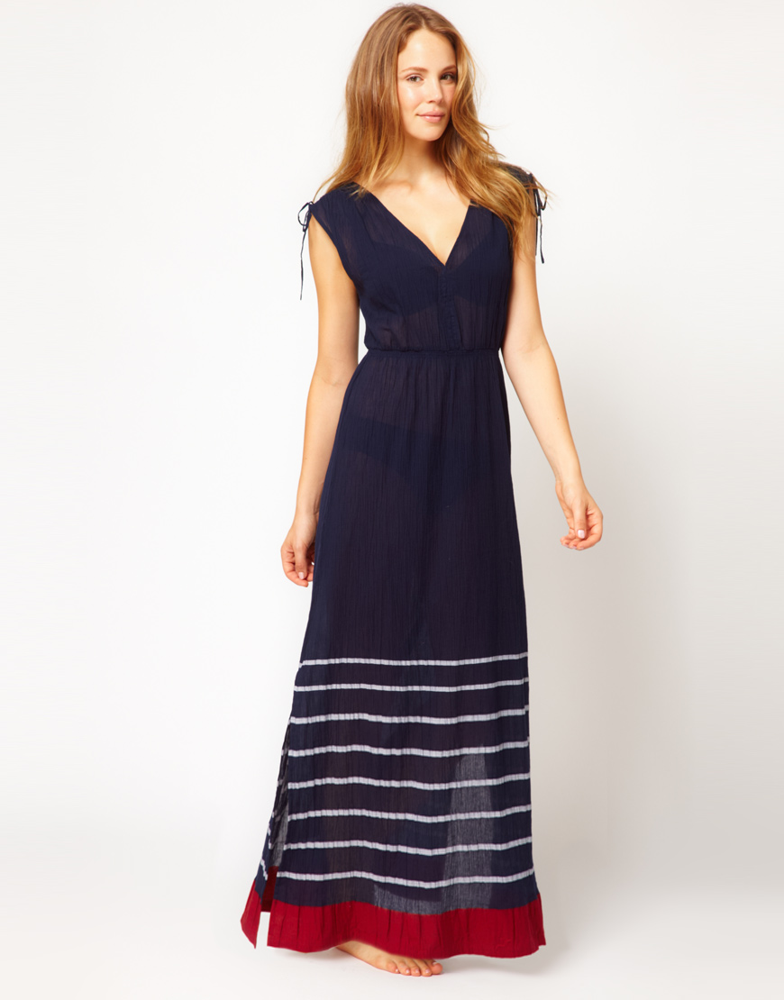 Style Fashion Corner: French Connection Sun Stripe Beach Maxi Dress