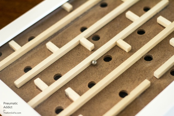 How to make and easy marble tilt table game from supplies found at the ...