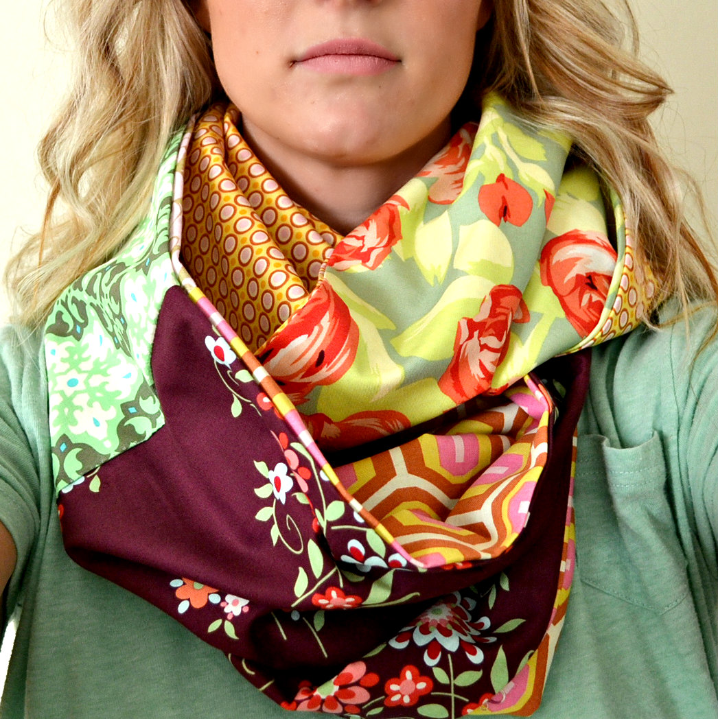 Bellapia Designs: Cowl Scarf- use up those fat quarters!