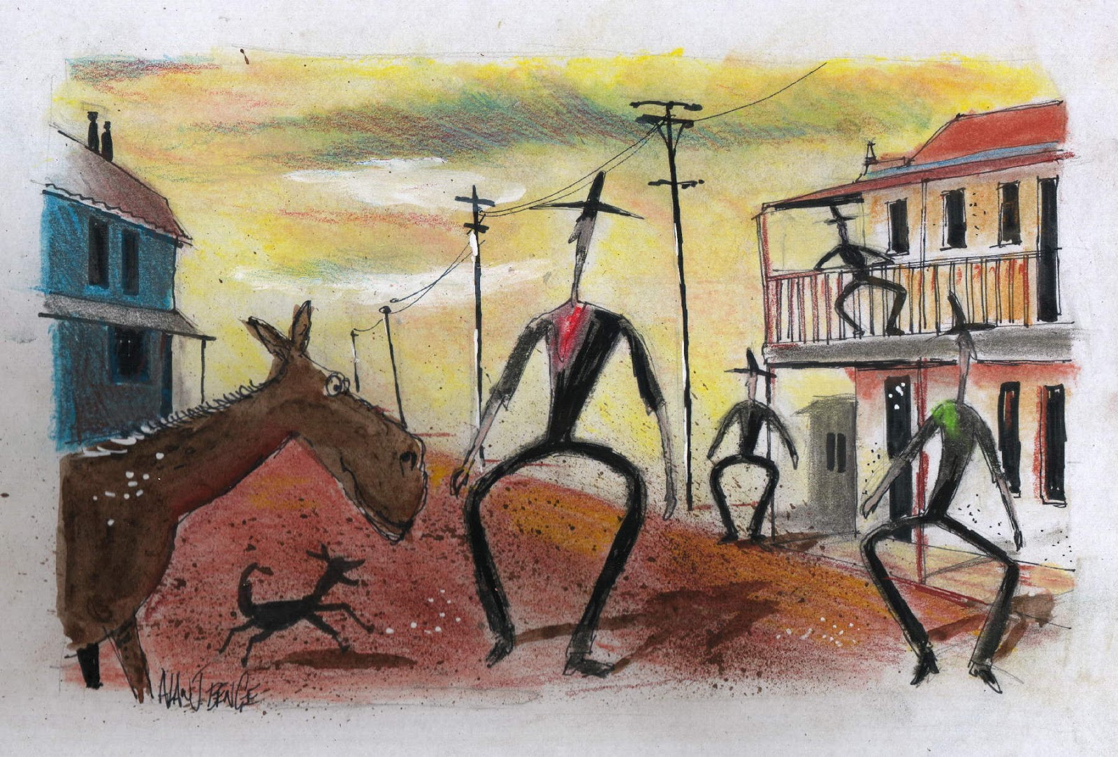 Outback artwork by Alan J. Benge