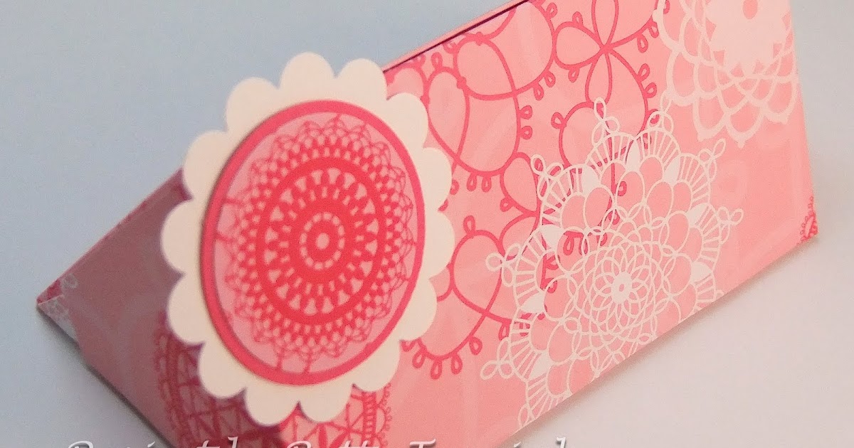 Kitty Stamp: Petite Pocket Triangle Tutorial and Flap Sided Box