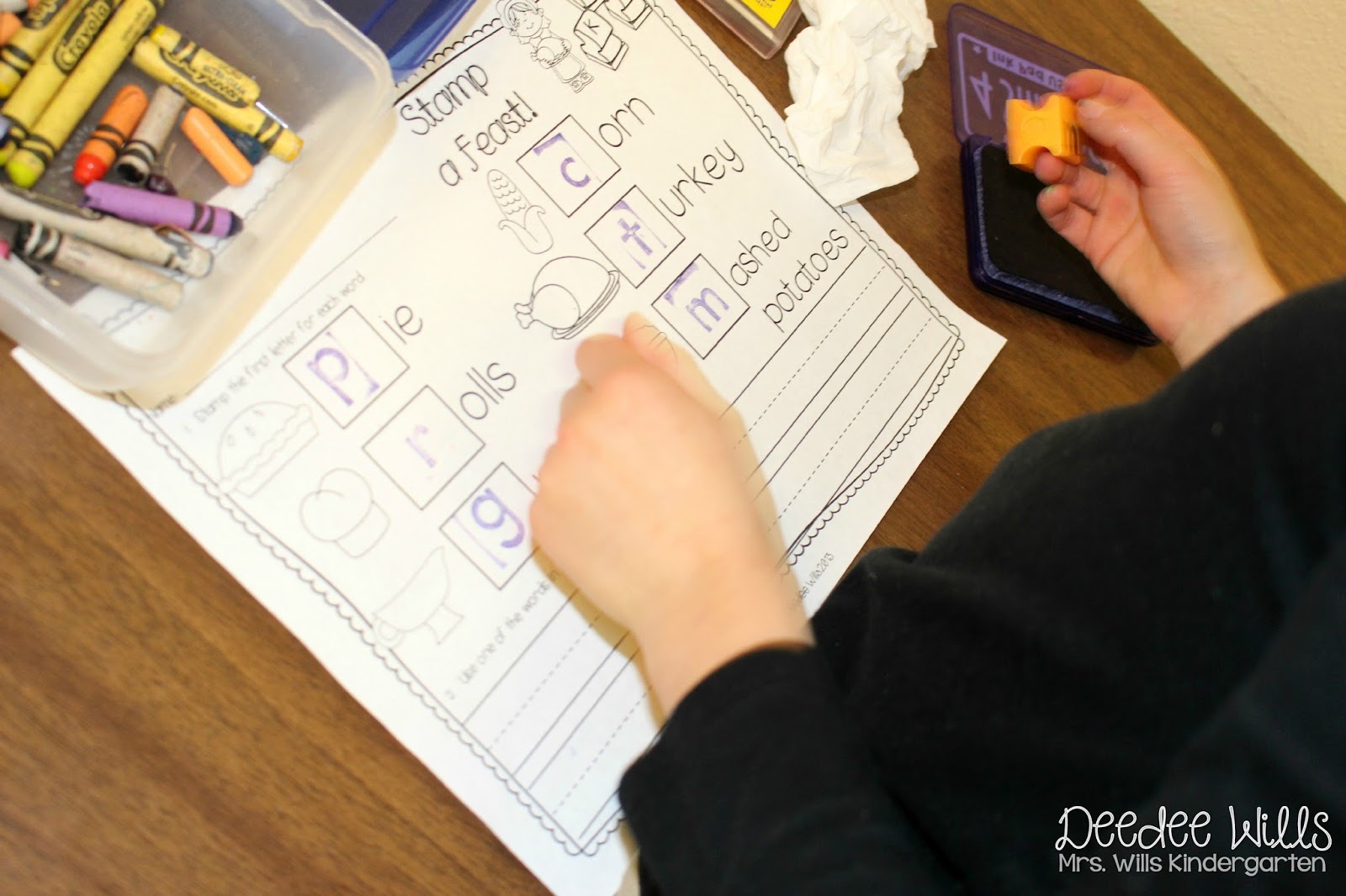 Kindergarten Stamping Station