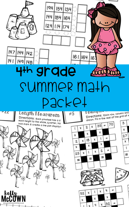 Kelly McCown: 4th Grade Summer Math Review