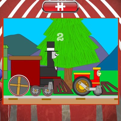 AppAbled: Trains Story Puzzles - The Little Engine Who Saved the Carnival!