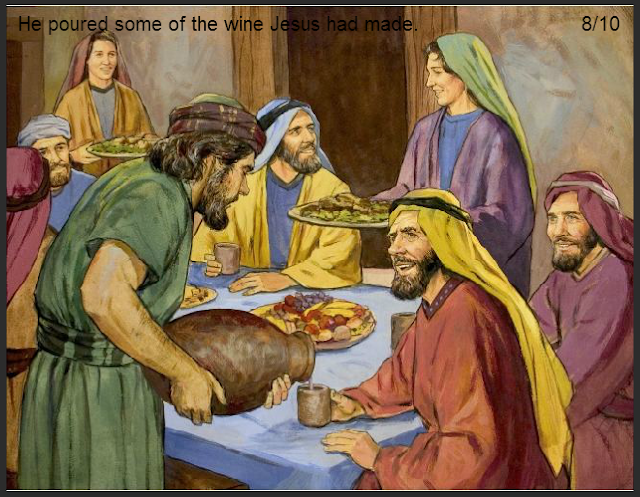 Bible Pictures: Jesus First Miracle in Cana