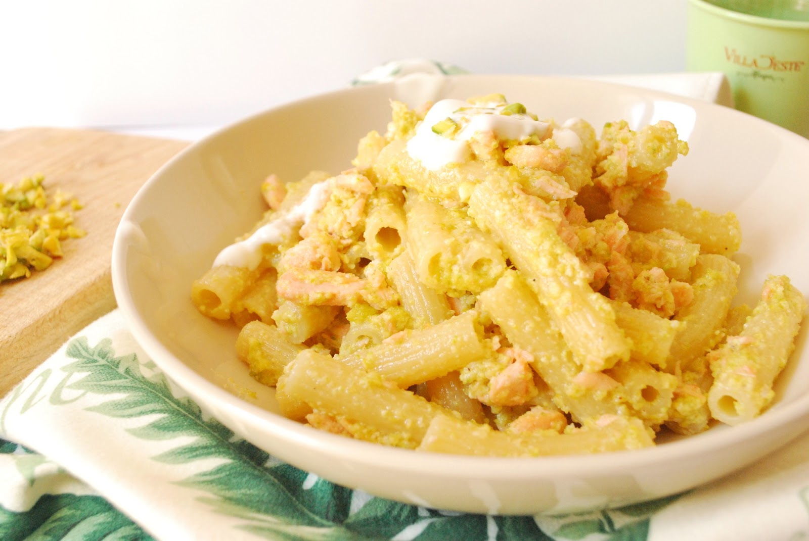 Sedani rigati al salmone e crema di pistacchi da Fairies'kitchen su ...