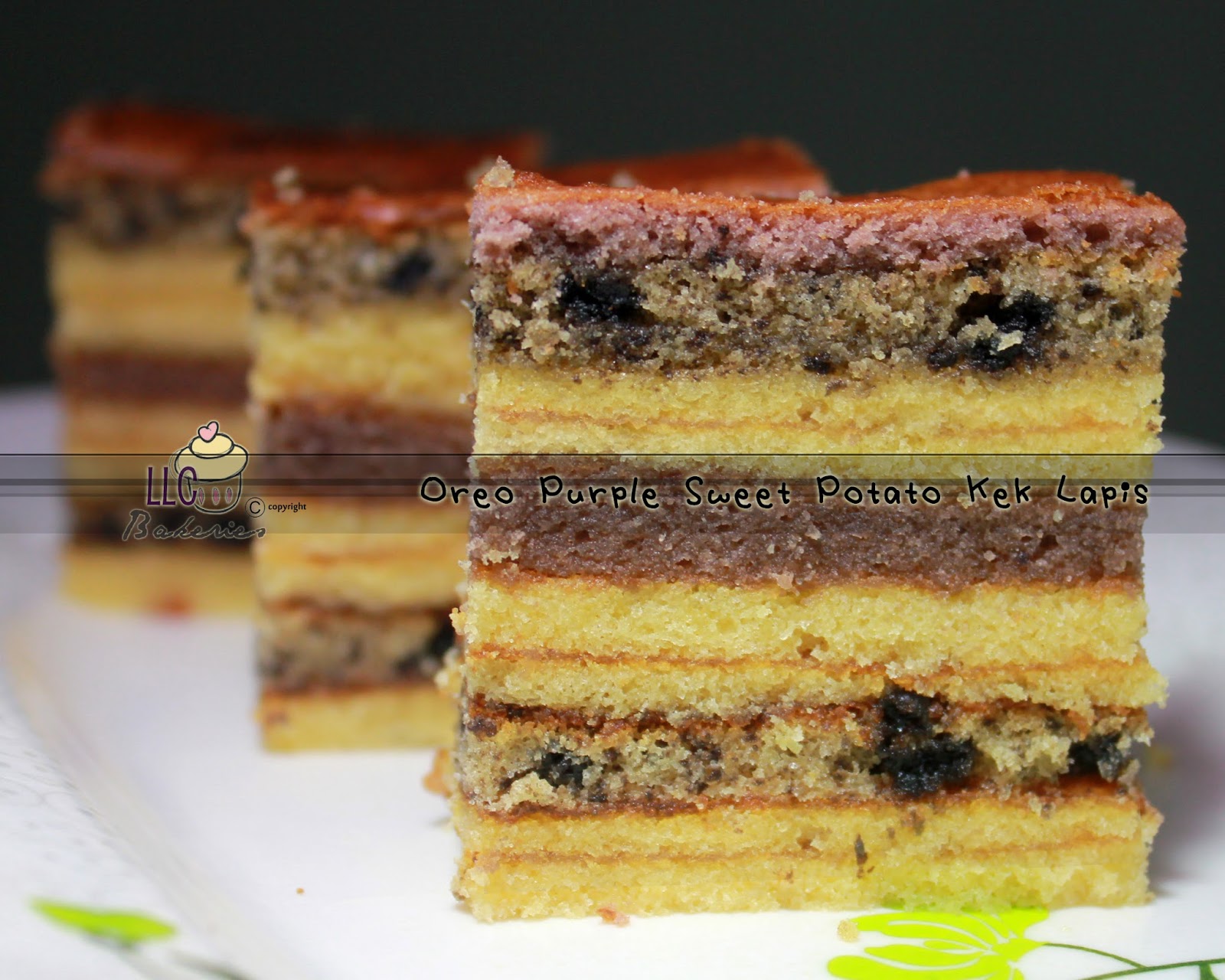 LLC Bakeries: Oreo Purple Sweet Potato Kek Lapis