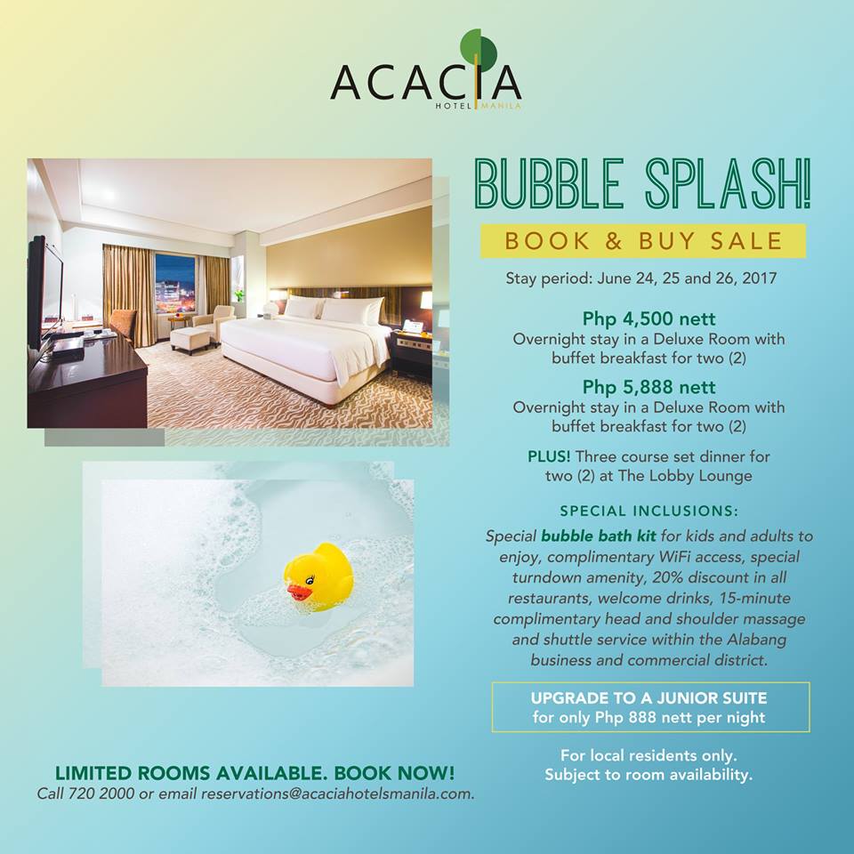 Manila Shopper: Long Weekend Staycation Promo: June 2017