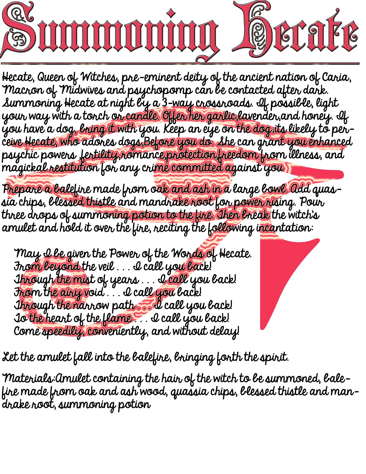 BOOK OF SHADOWS PAGES;CHARMED;SUPERNATURAL;SALEM;LOST GiRL: June 2015