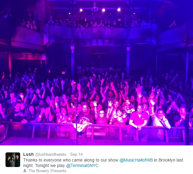 DaveCromwell Writes: Live + On Record: Lush - Live in Brooklyn, Mark ...