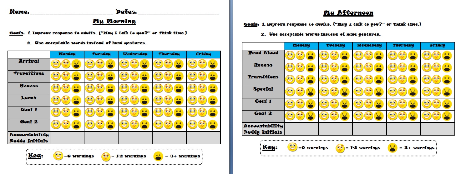 LaSota's Little Learners: Accountability Buddy Chart and giveaway reminder!