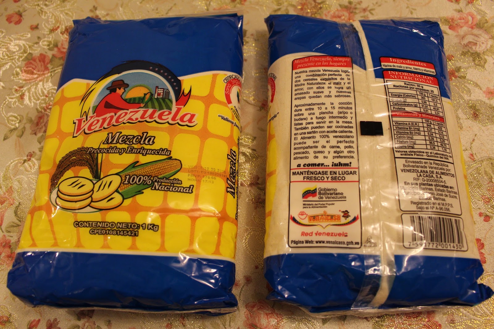 Venezuela. Mezcla Precocida y Enriquecida - Hecho en la República ...