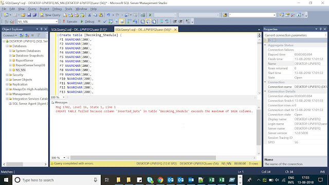RGV KV PG Maximum No Of Columns In A Table In SQL Server RGV KV PG Maximum No Of Columns In A Table In SQL Server