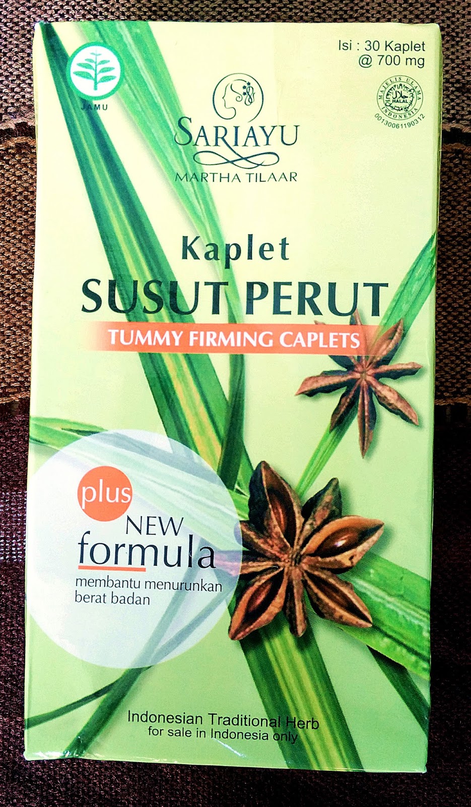 Sariayu Kaplet Susut Perut - Words of My Life