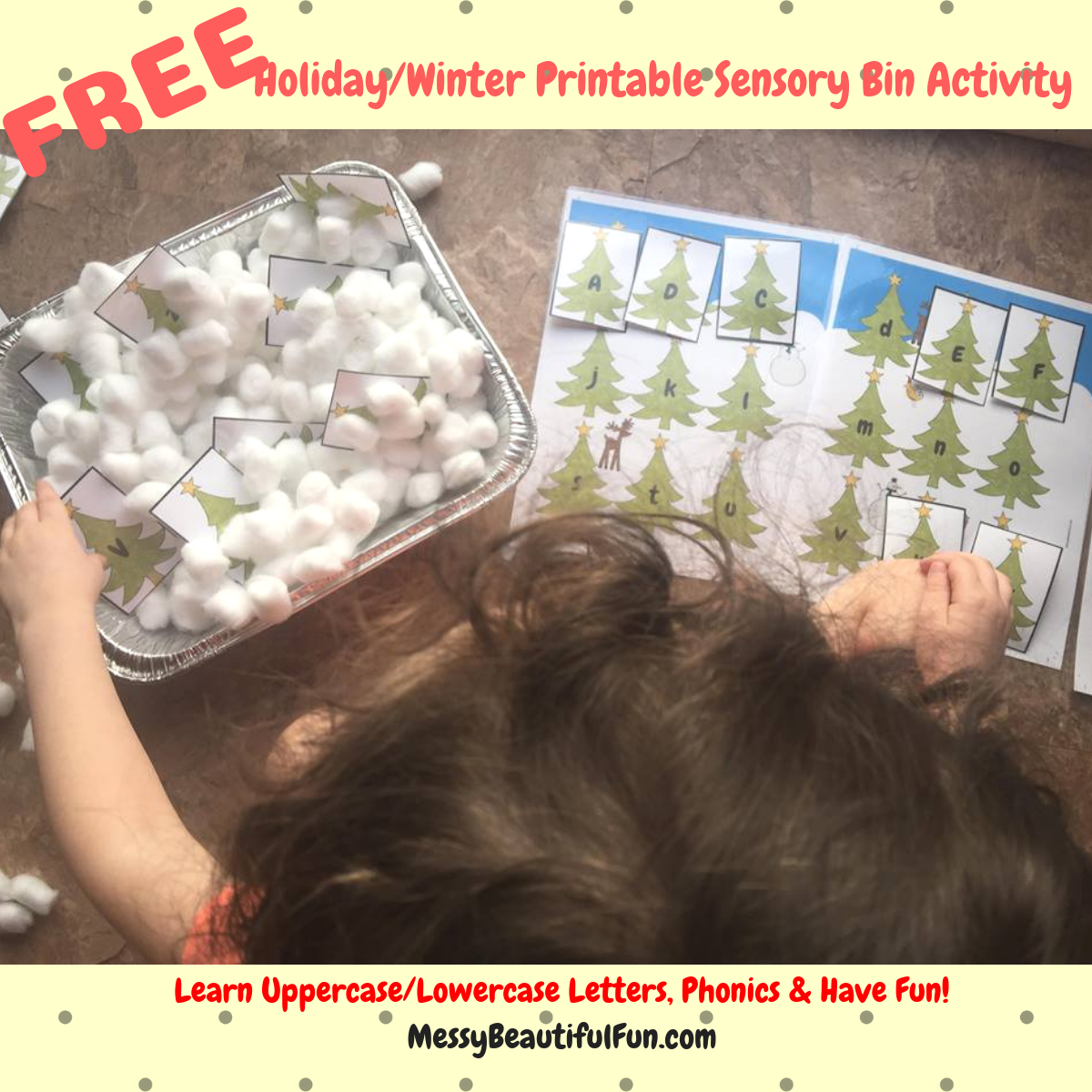 Messy, Beautiful, Fun: Lowercase Letters Match: A Free Printable ...