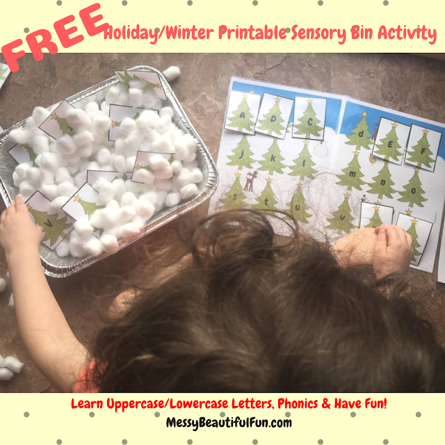 Messy, Beautiful, Fun: Lowercase Letters Match: A Free Printable ...