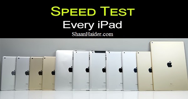 SPEED TEST : Apple iPad Pro vs Every iPad Model Ever Released (Video ...