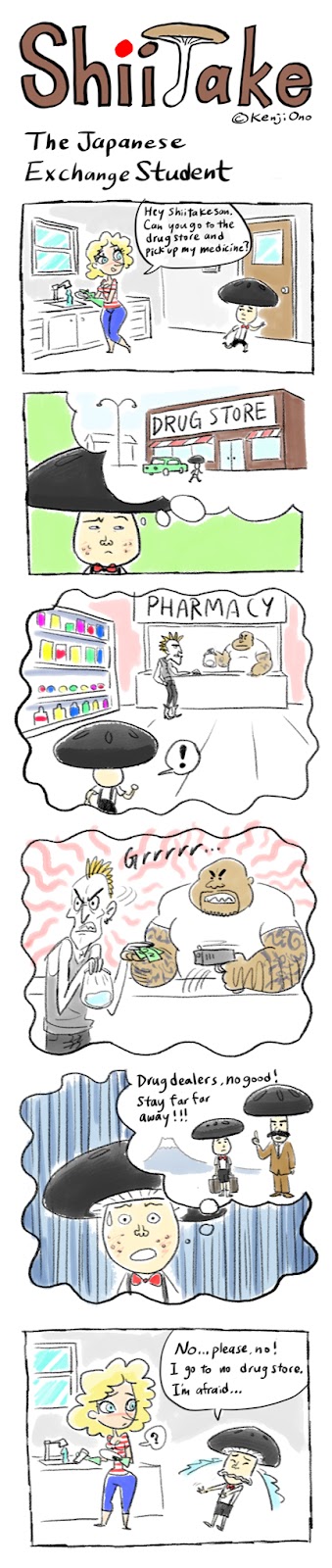 Kenji Ono's Art: Shiitake san