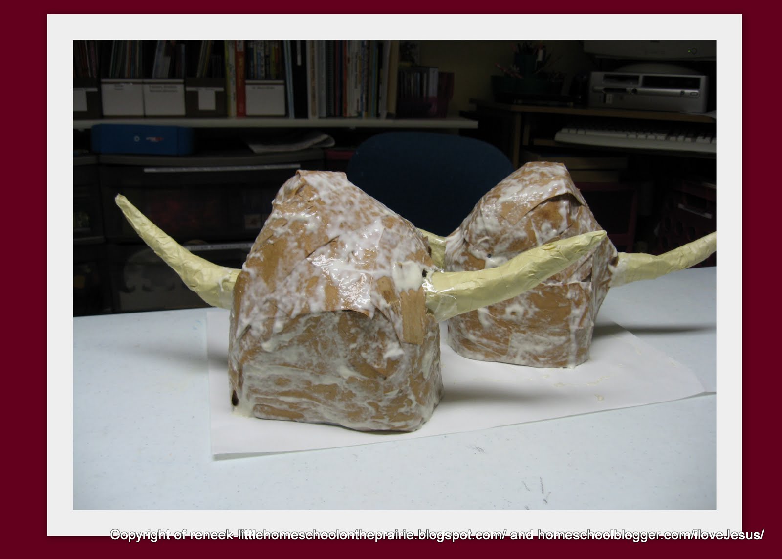 Little Homeschool on the Prairie: Viking Helmet Craft