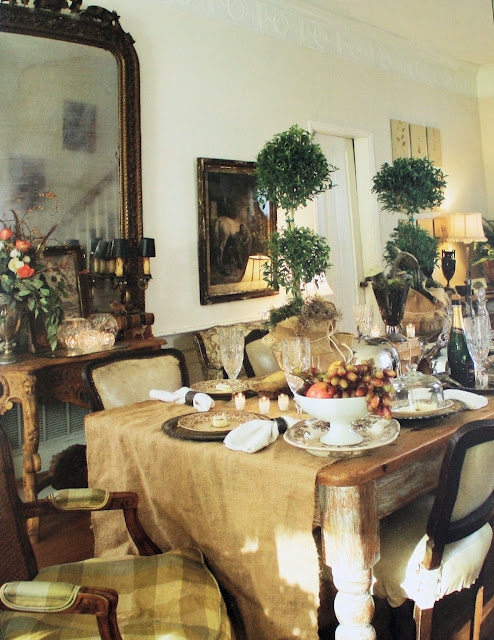 Interiors Etc. Details: Decorating with Burlap