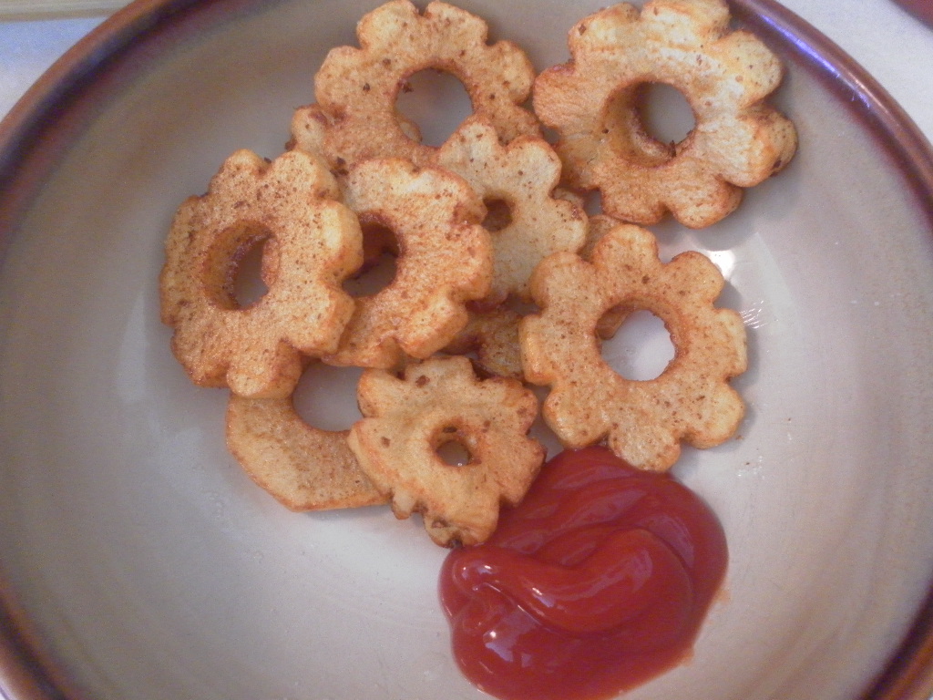Wonderful Messy Sweet Life: French Fry Flowers