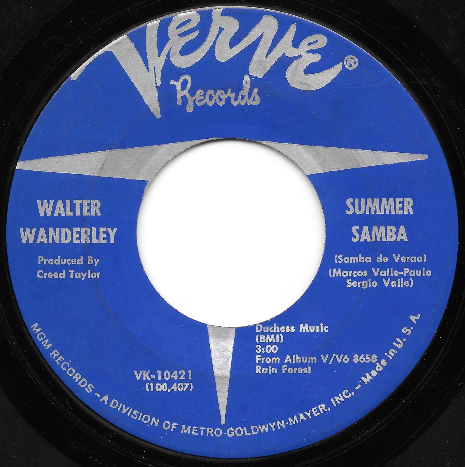 The Devil's Music: Walter Wanderley - Summer Samba / Call Me