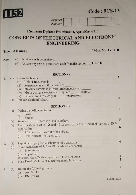 STUDENT SPOT(Diploma In Polytechnic Education -Karnataka): Download ...