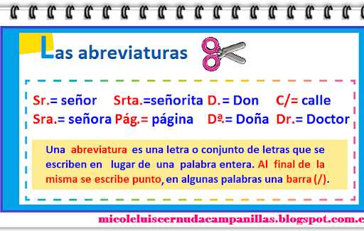 Ejemplos De Abreviaturas Por Truncamiento Y Contraccion Opciones De Images
