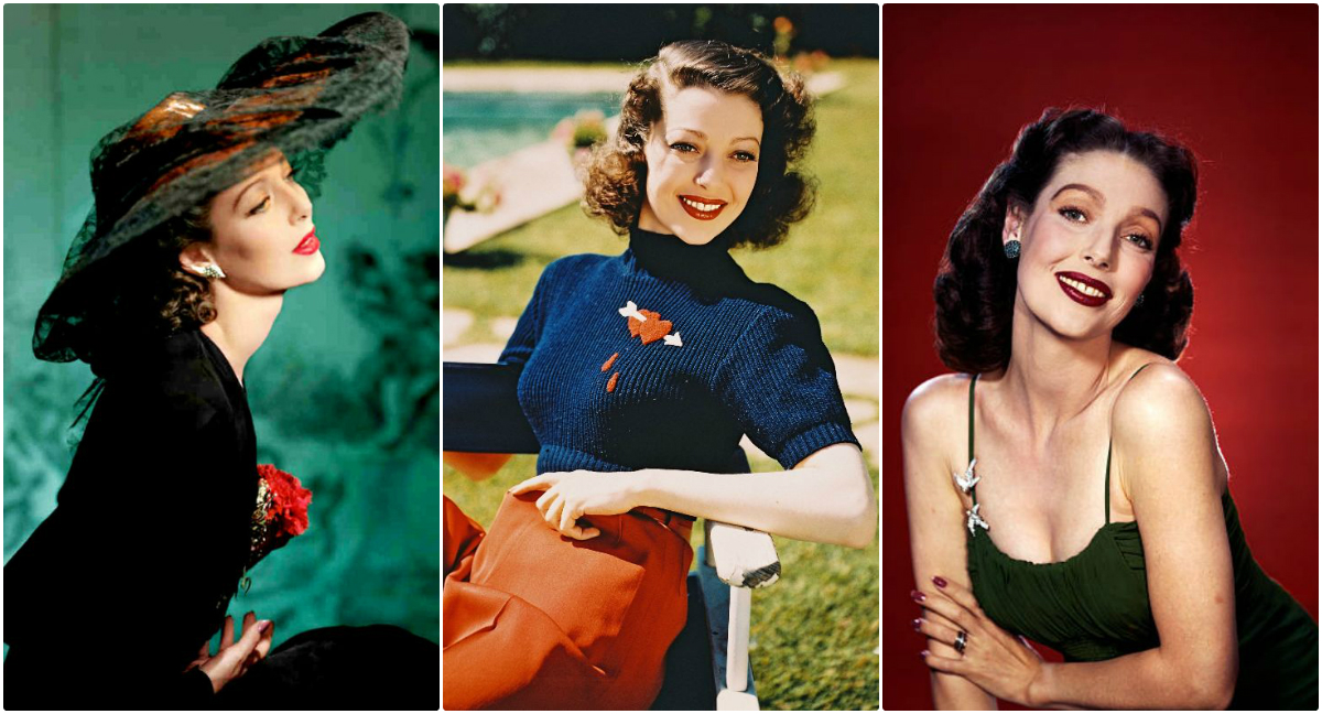 35 Glamorous Color Photos of Loretta Young From Between the 1930s and ...