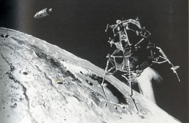 Dreams of Space - Books and Ephemera: Man in Space to the Moon (1970)