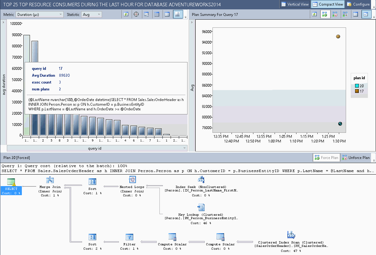 SQL Server Techniques: SQL Server 2016 Query Store
